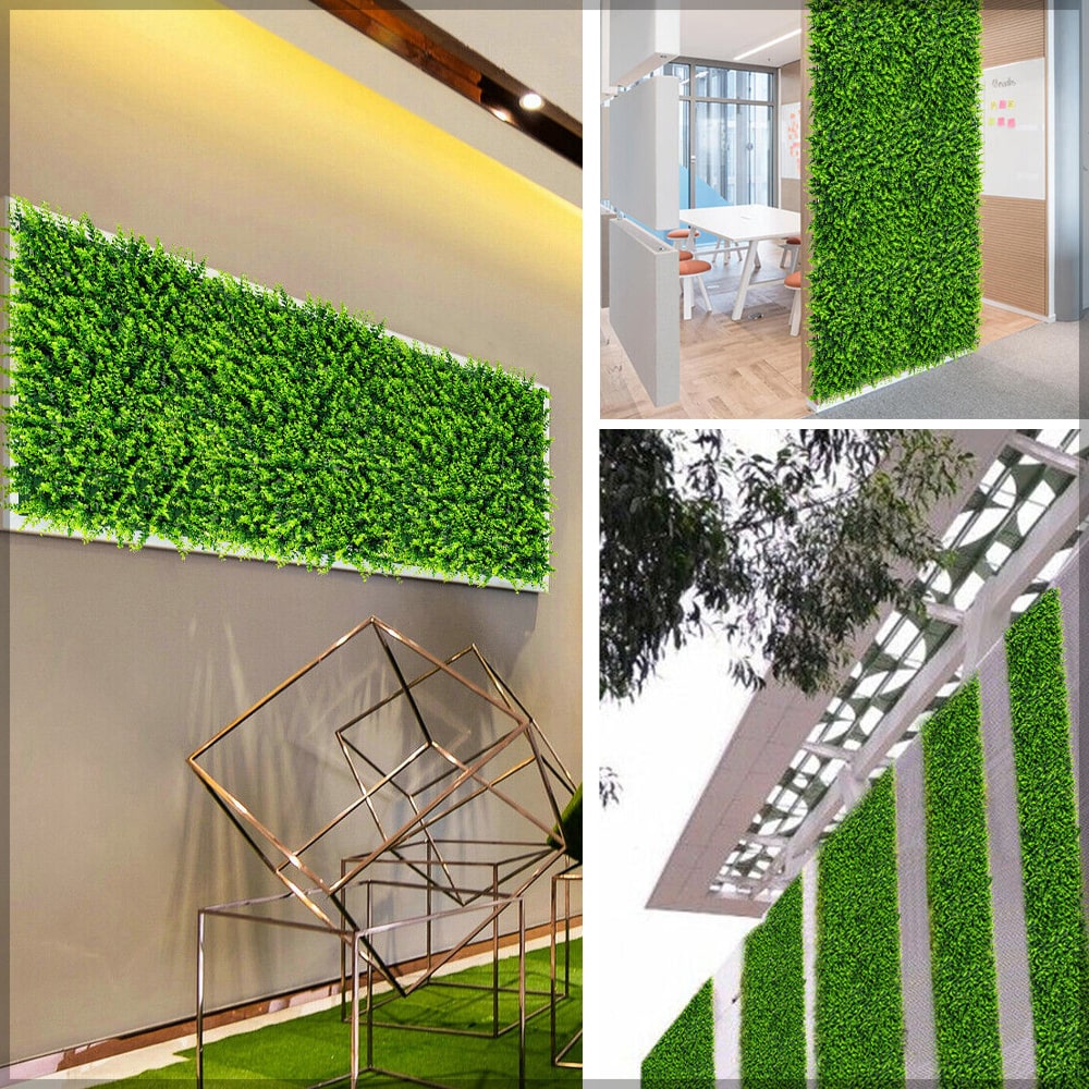Premium Artificial Grass Wall Panels – Lush Vertical Greenery for Indo